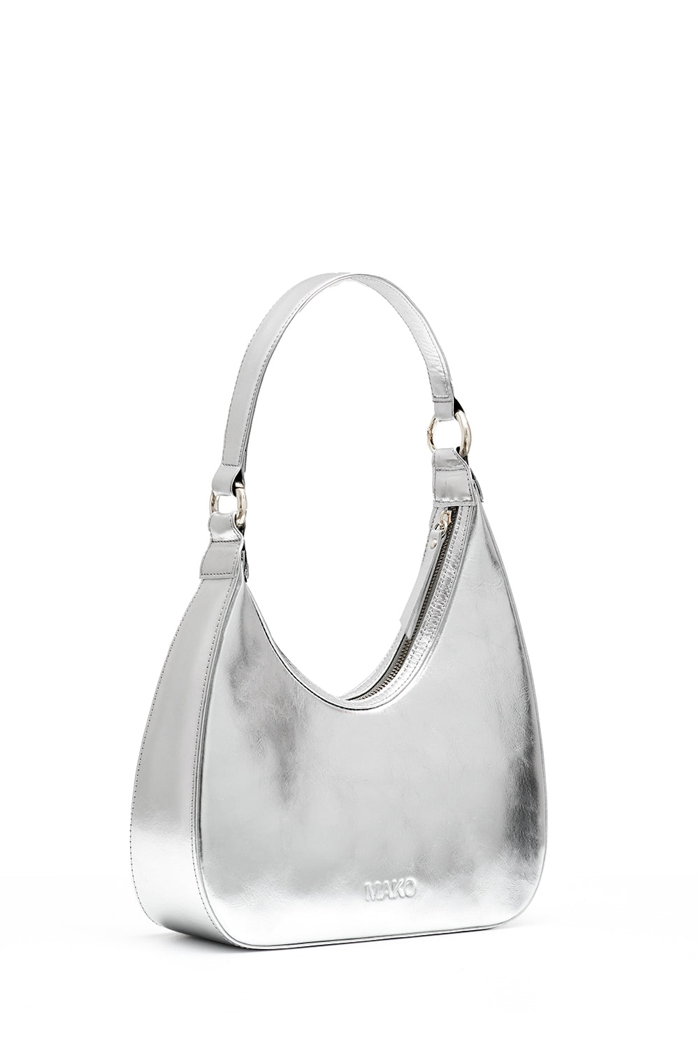 Luna Shoulder Bag Silver – MAKO STORE