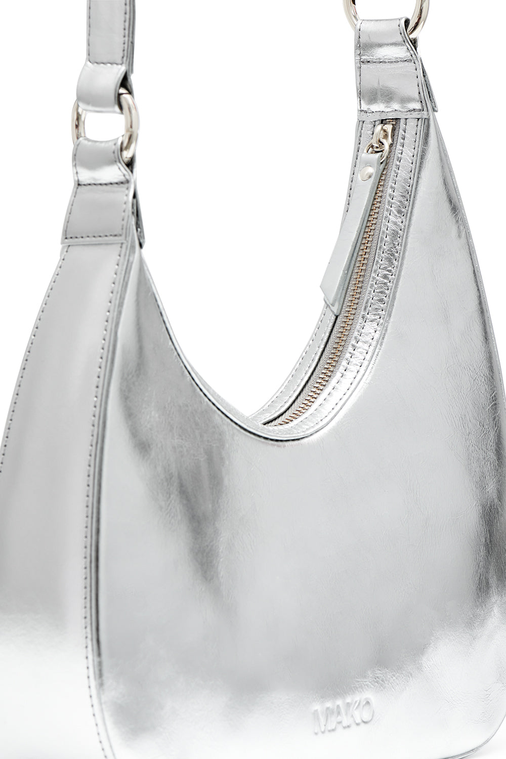Luna Shoulder Bag Silver – MAKO STORE